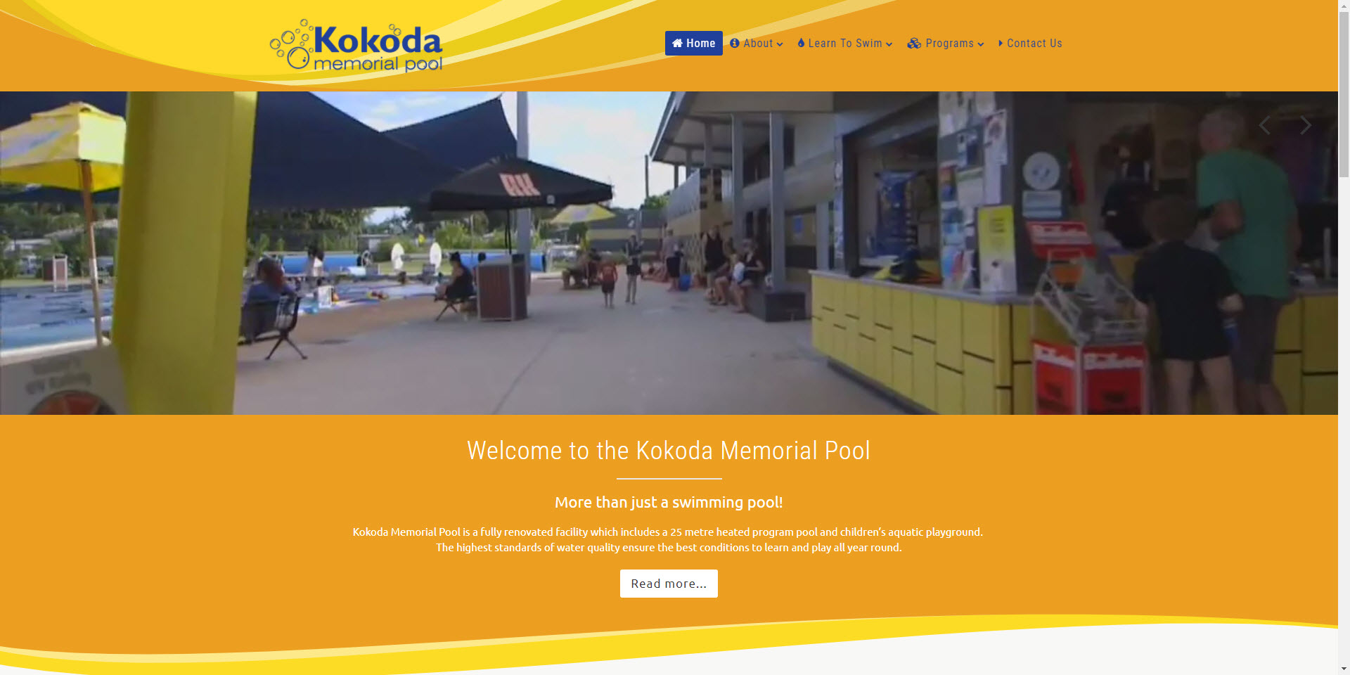 Kokoda Memorial Pool - D.P. Web Design
