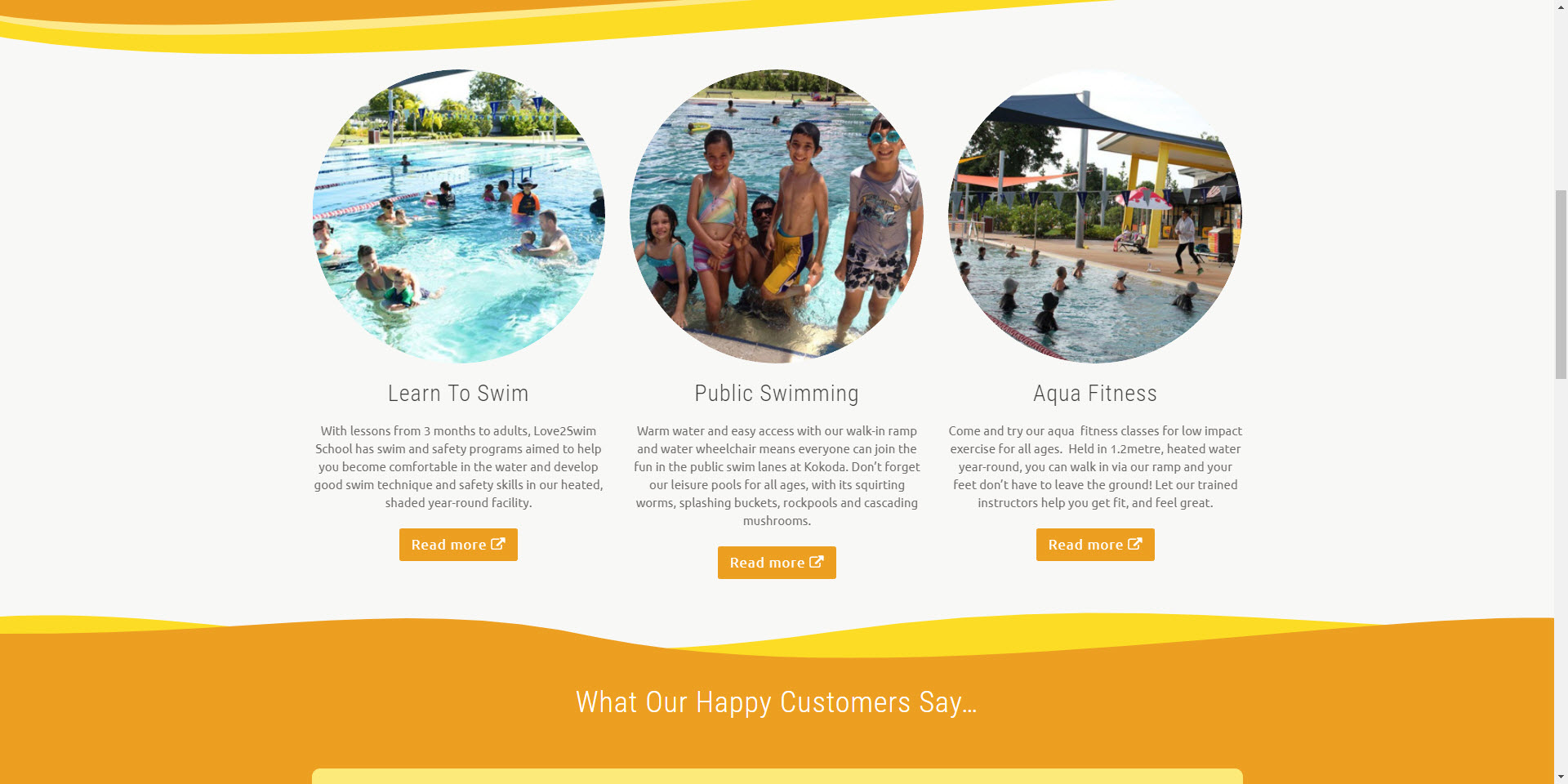 Kokoda Memorial Pool - D.P. Web Design